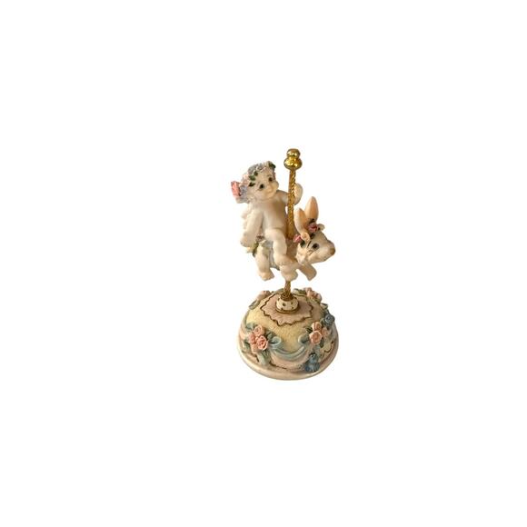 Dreamsicles | Accents | Dreamsicles Carousel Figurine Bunny Angel Pink ...
